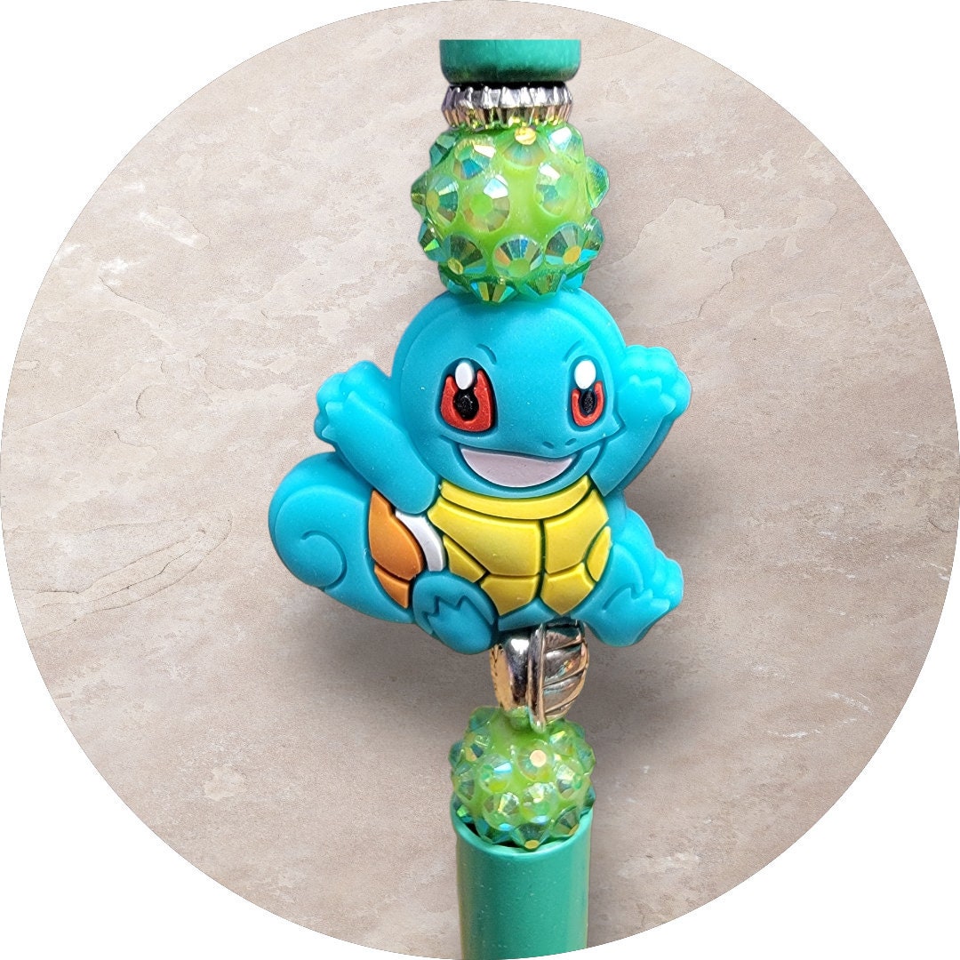Pokemon Beaded Pen Squirtle Charmander Bulbasaur - Etsy