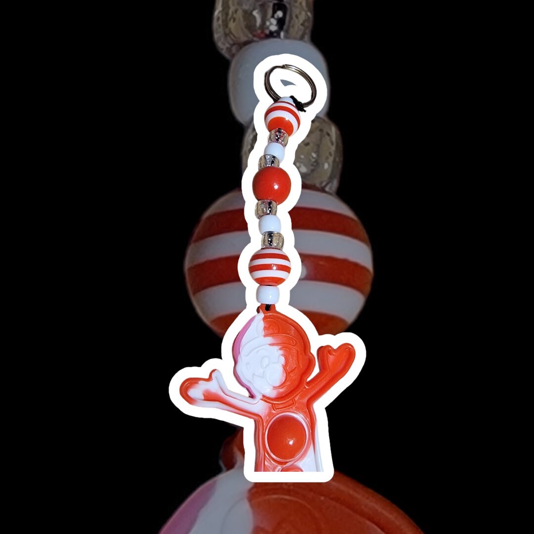 Mario Popit Keychain ~ Mario Mario ~ Sensory Keychain ~ Fidget Keychain ...