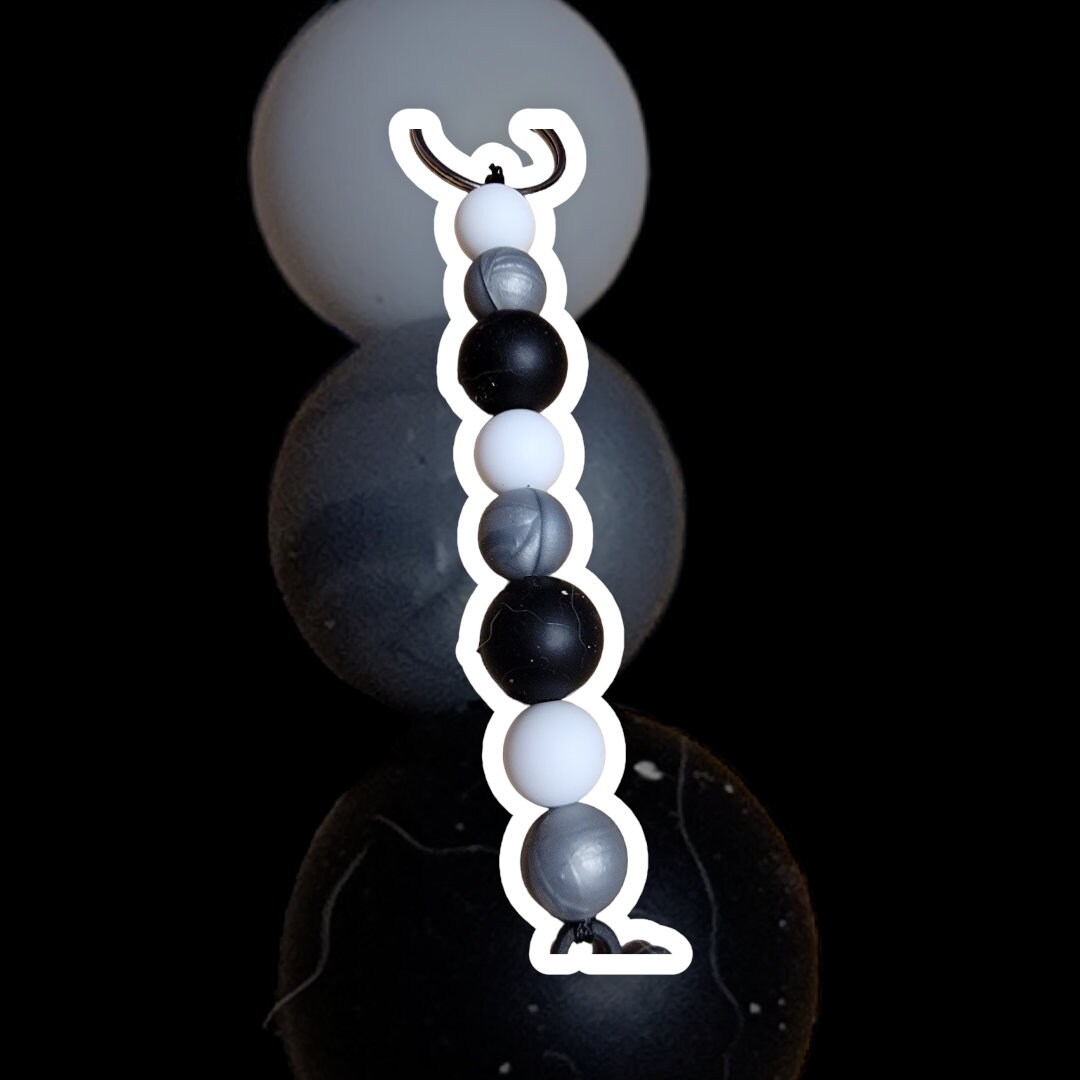 Boom Note Popit Music Note Keychain Fidget Toy Sensory Keychain Glitter ...