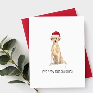 Labrador Retriever Card Yellow Lab Labradors Dog Card Lab Card Golden ...