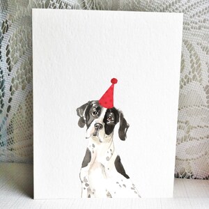 English Pointer Birthday Card Handmade Dog Greeting Card - Etsy