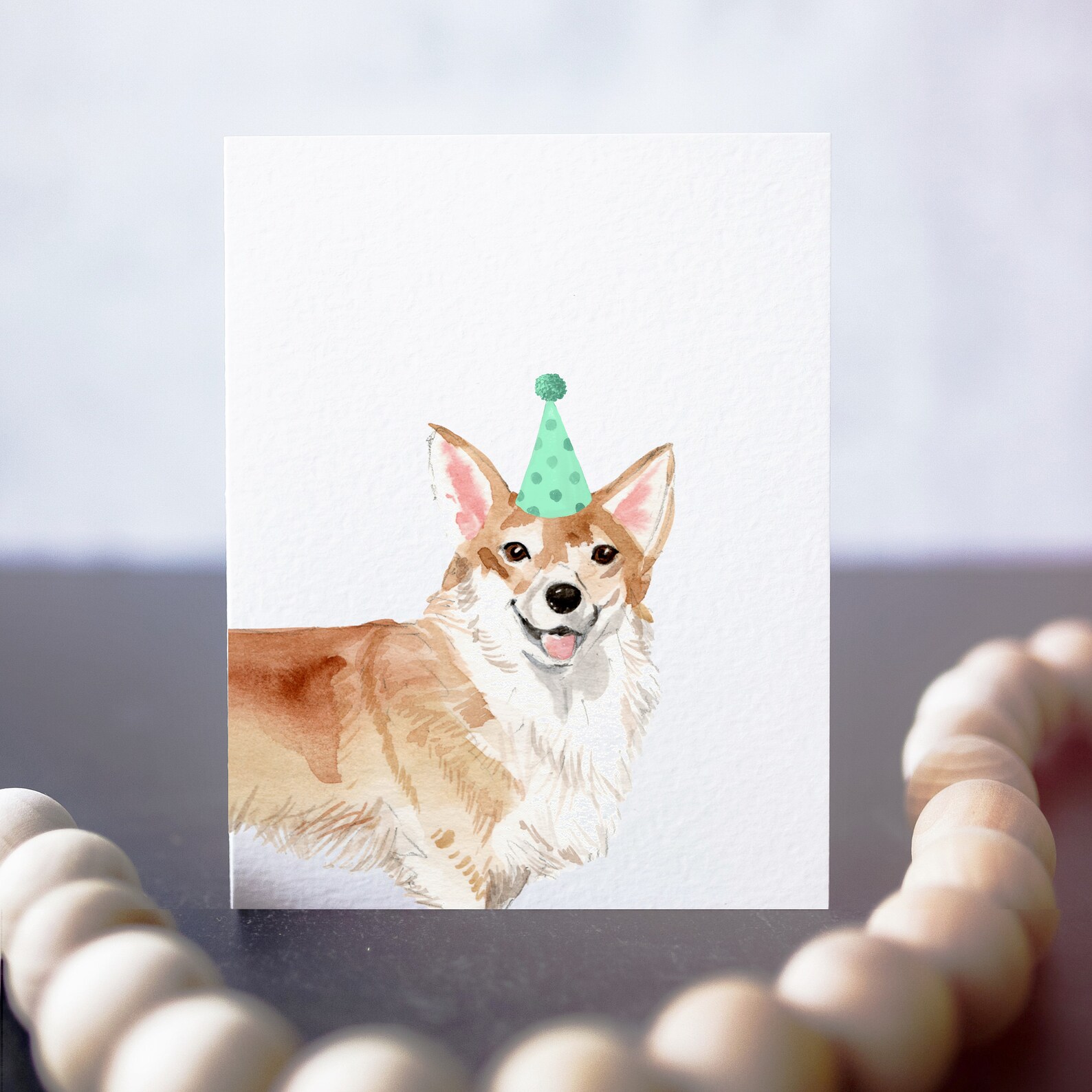 Corgi Card Corgi Birthday Card Dog Card Card for Dog Lover - Etsy