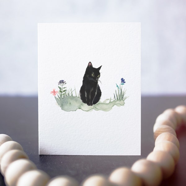Kitty Cat Card - Etsy