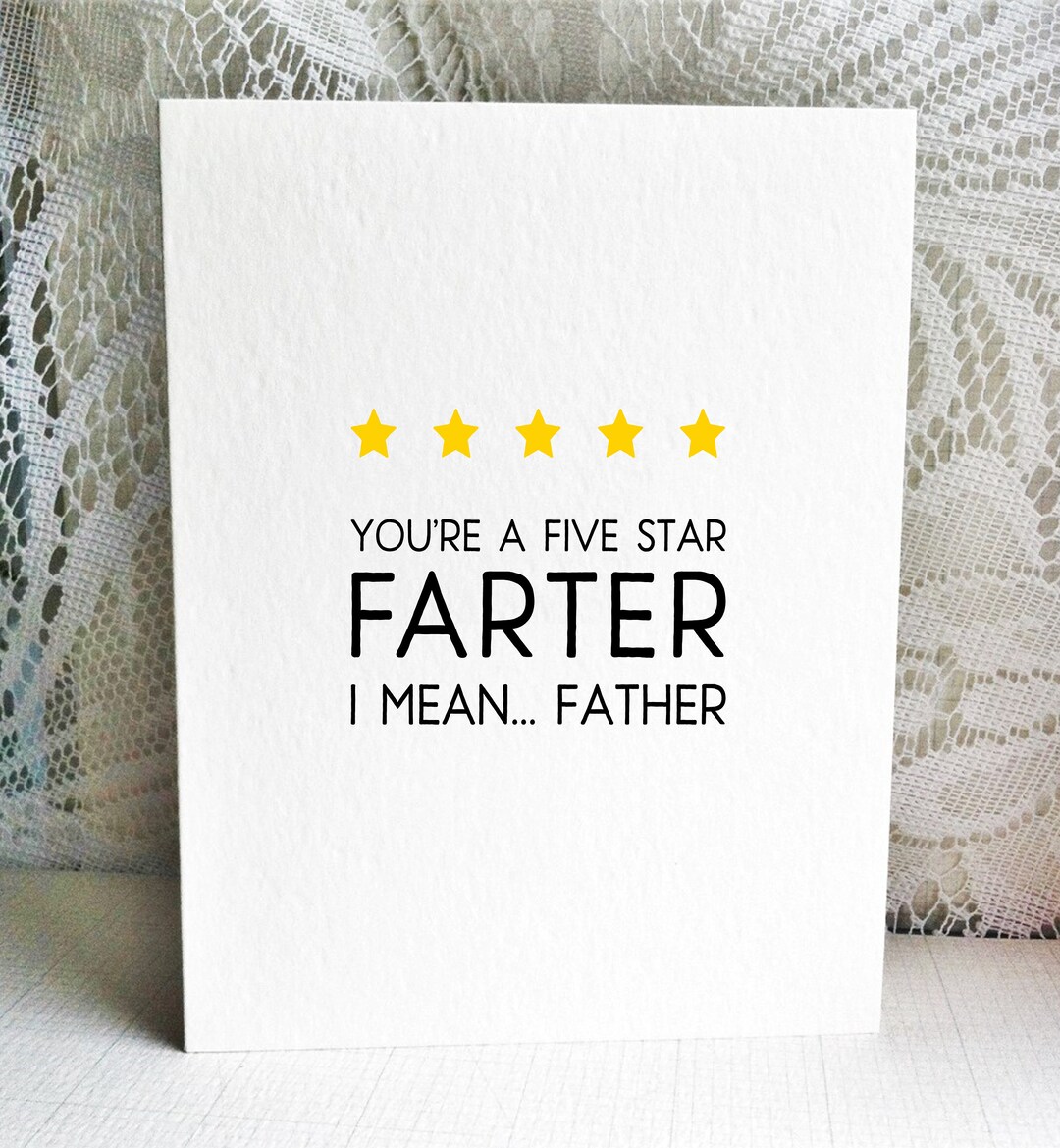 Dad Birthday or Father's Day Card Card for Dad Farter Card Dad Funny ...