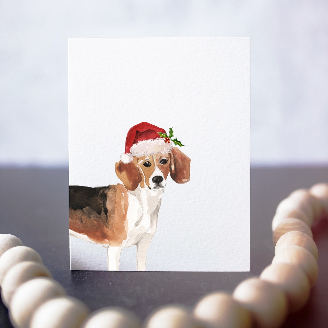 Beagle Holiday Card Beagle Christmas Card Beagle Holiday - Etsy