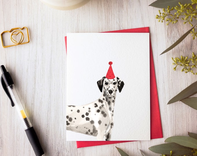 Dalmatian Birthday Card, Dog Stationery, Card for Dalmation Owner - Etsy