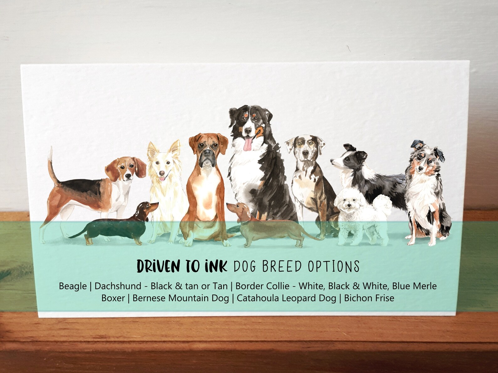 Yorkshire Terrier Card Card for Dog Owner Dog Card Yorkie | Etsy