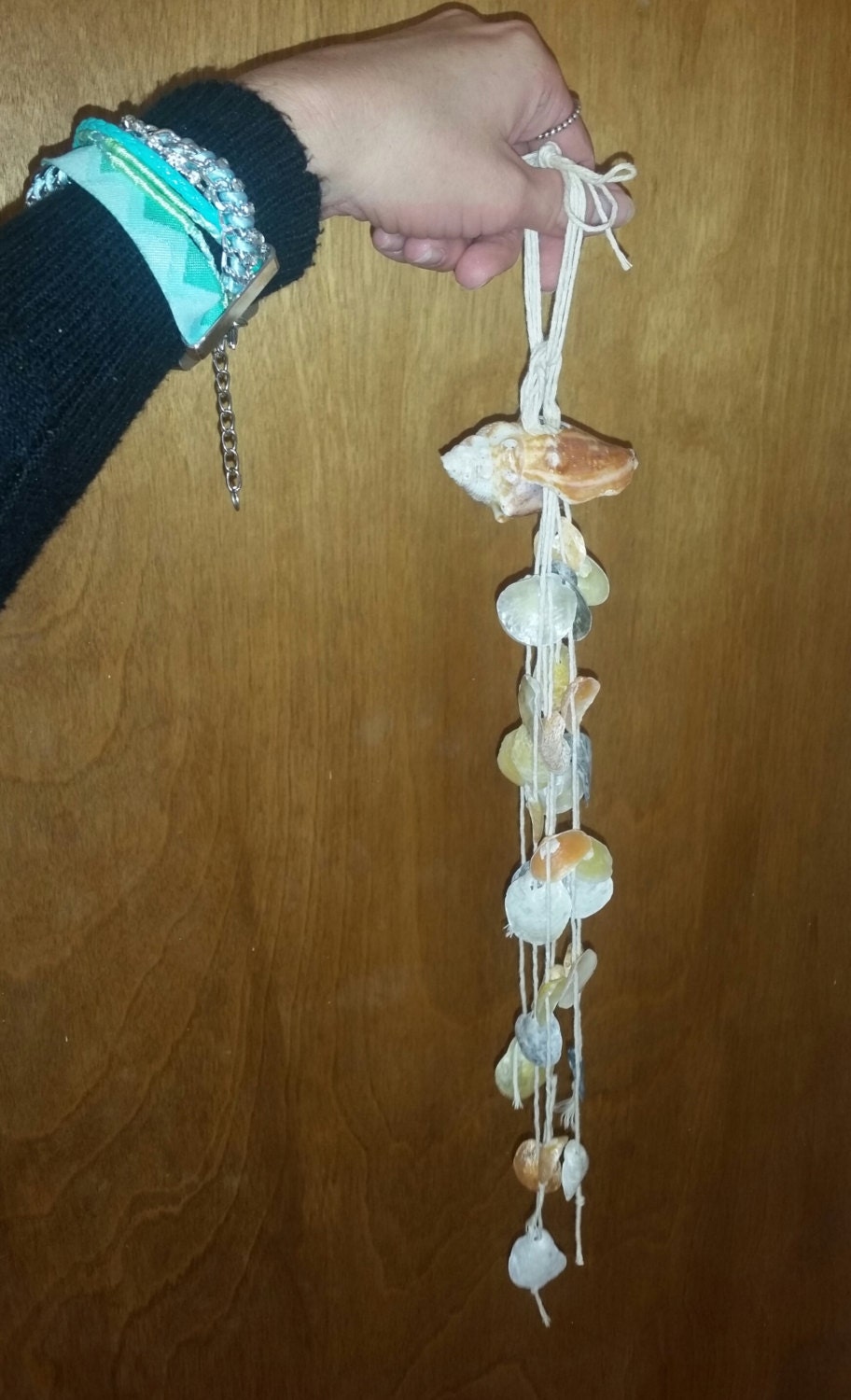 Conch Shell With Jingle Shells Wind Chime - Etsy