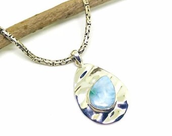 Larimar pendant | Etsy