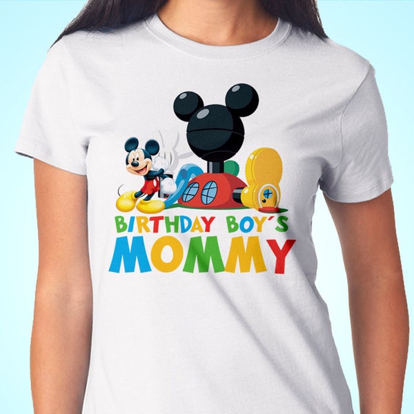 Mickey Mouse Parents Birthday Shirt - Etsy