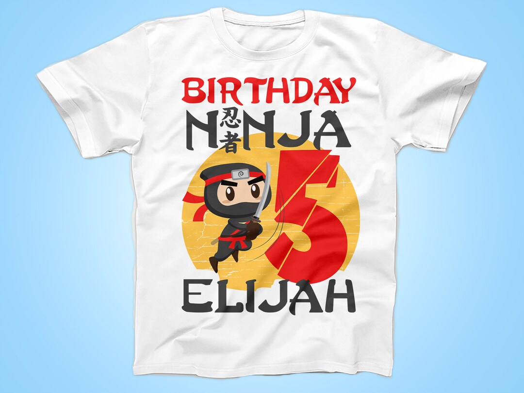 Ninja Birthday Shirt, Ninja Family Birthday Shirts, Ninja Party, Ninja ...