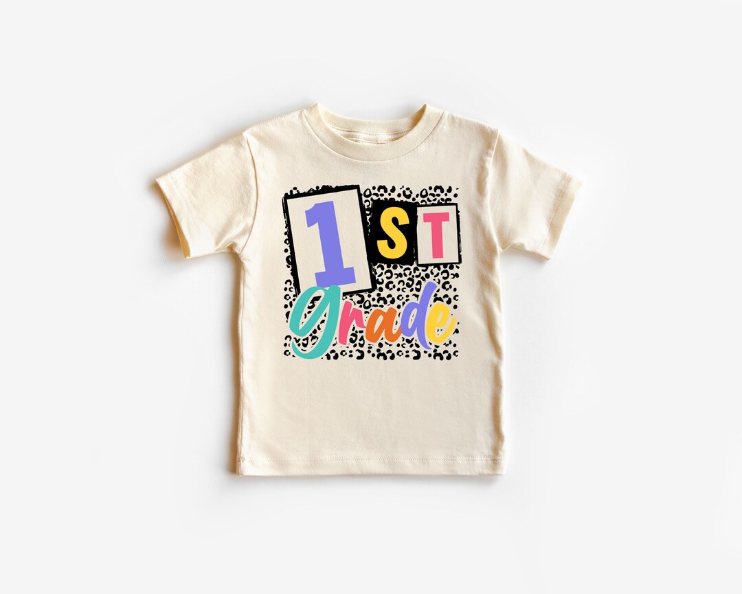 First Grade Shirt, Back to School Shirt, First Day of School Shirt ...