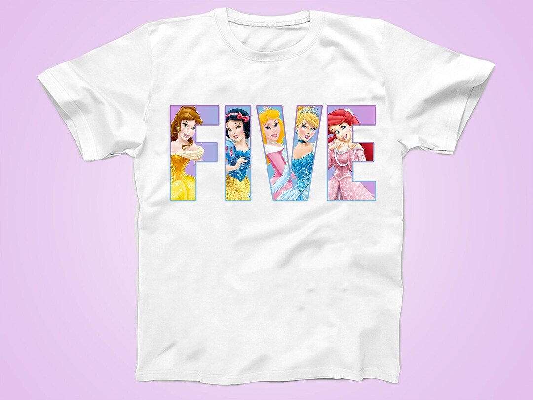 Princess Birthday Shirt, Princesses Birthday Shirt, Princess Family Birthday Shirts, Princess ...