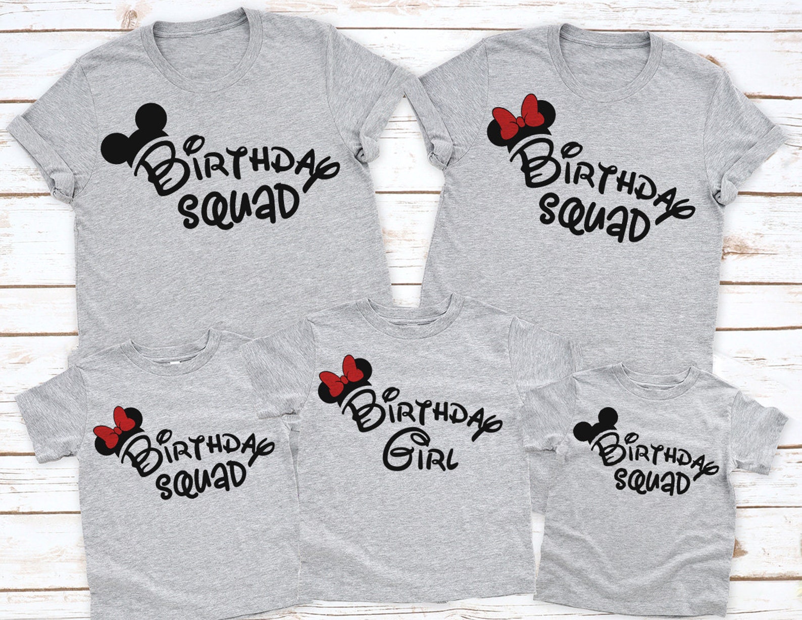 Disney Birthday Squad Shirt Birthday Squad Shirts Disney - Etsy