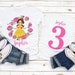 Belle Birthday Shirt Princess Belle Shirt Belle Girls Shirt - Etsy