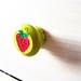 Decorative Painted Cabinet Knobs Strawberry Art Colourful - Etsy