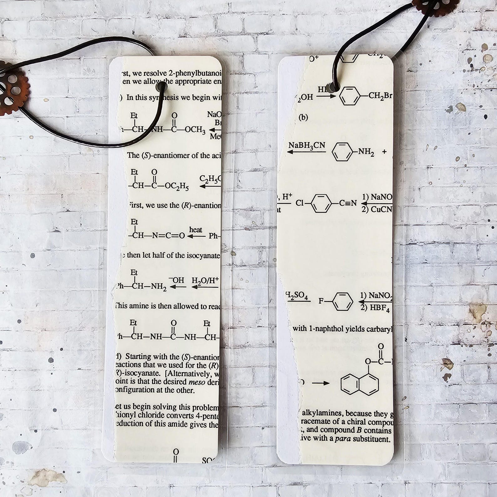 Chemistry Equation Bookmark: Science Lover Gift - Etsy