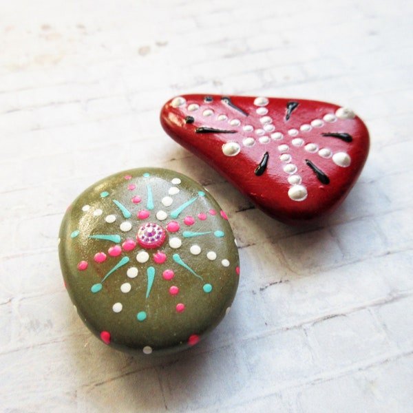 Handpainted Rocks - Etsy