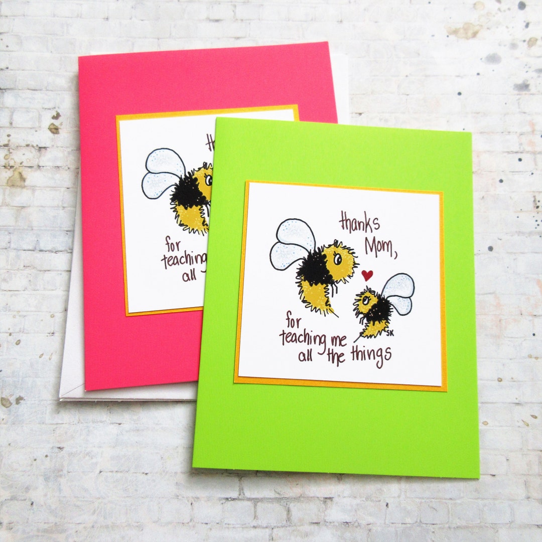Handmade Mother's and Father's Day Cards, Illustrated Father's Day ...
