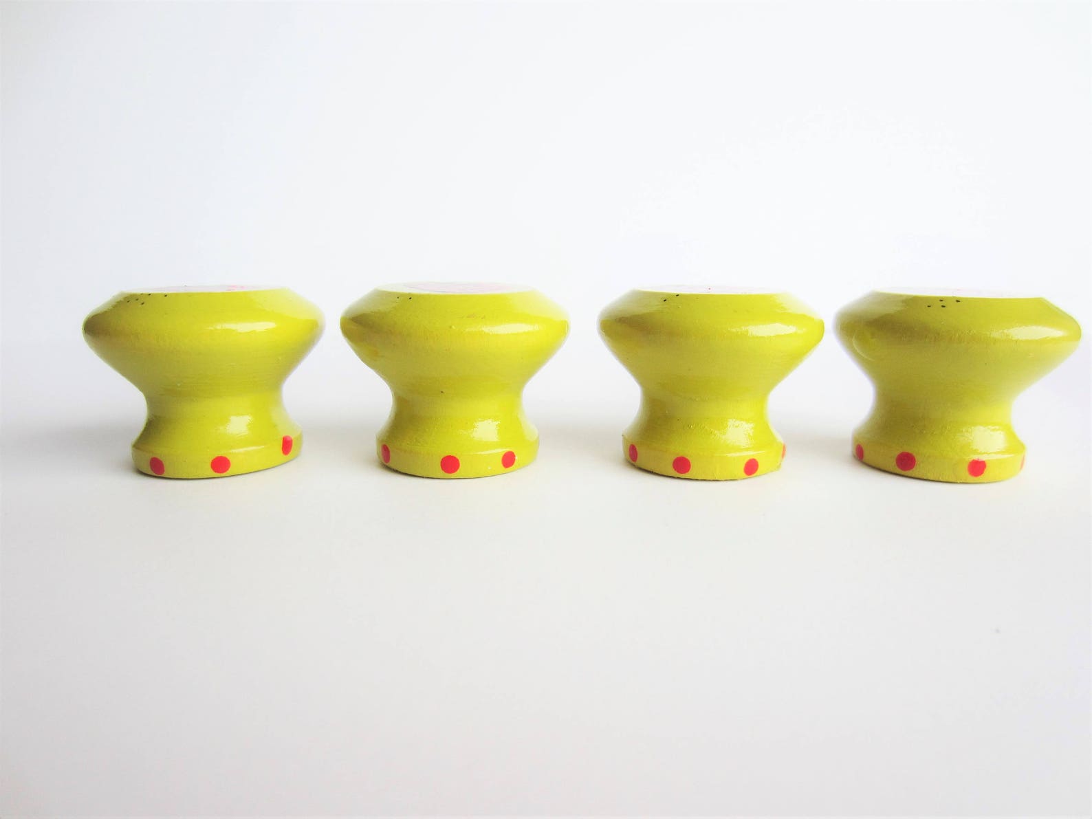 Decorative Painted Cabinet Knobs Strawberry Art Colourful - Etsy