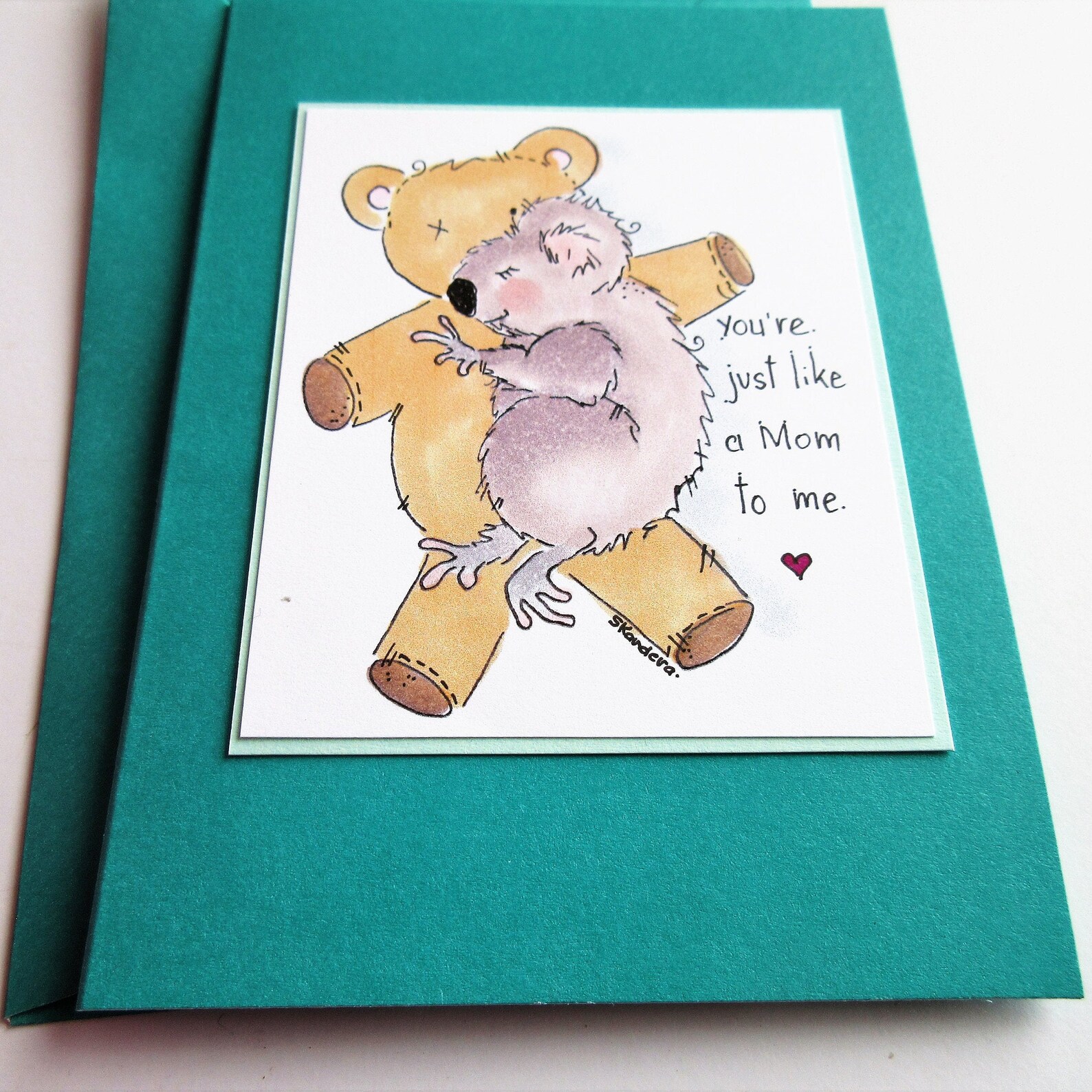 Cards for Step-mom Thank You Mom Cards Handmade Cards Like | Etsy