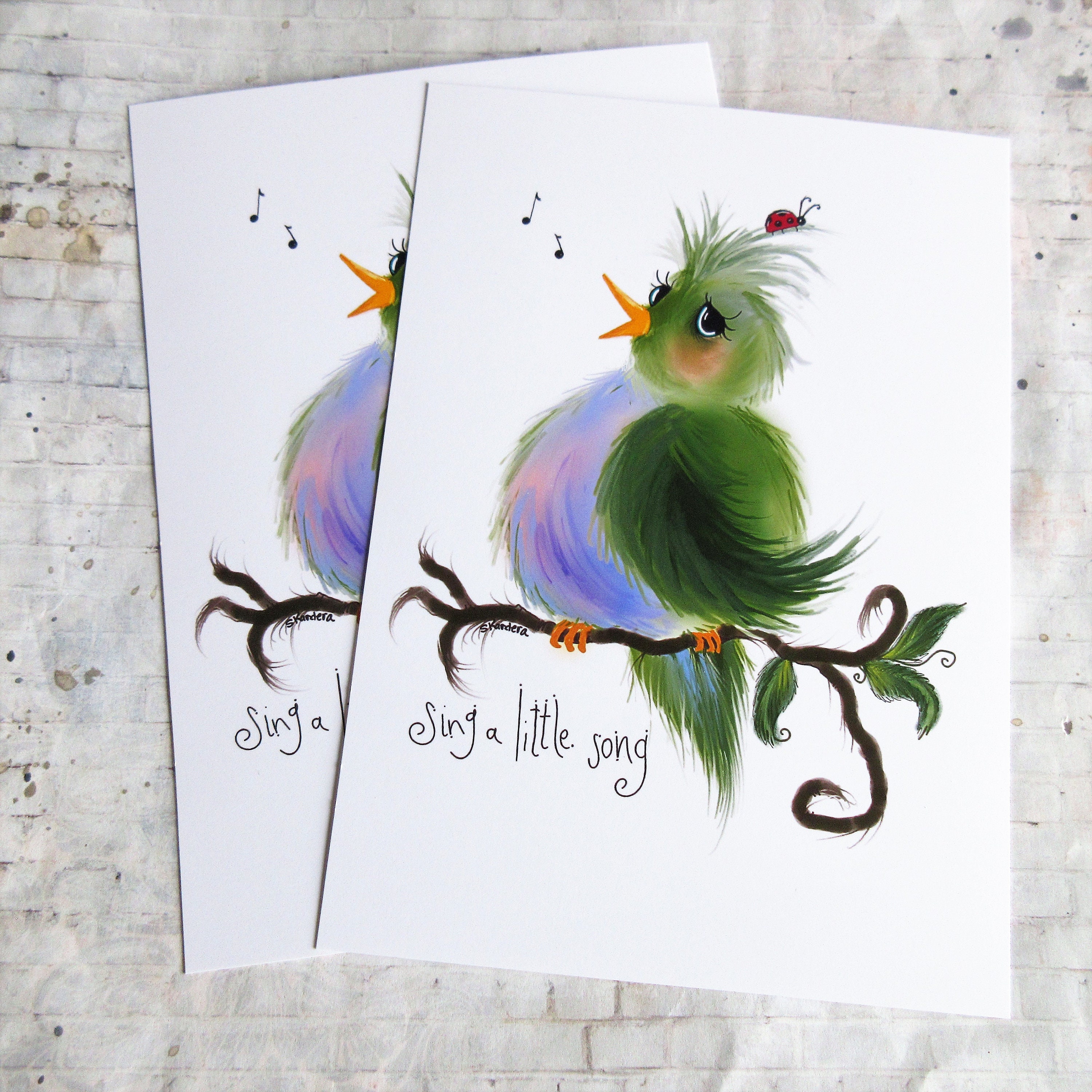 Singing Bird Drawing