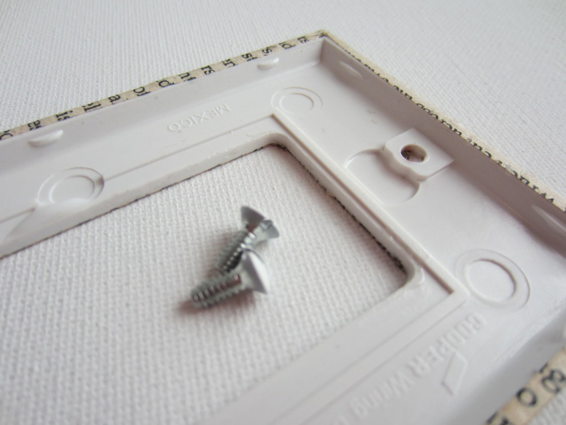 Single Lightswitch Covers Book Page Decor Switch Plates | Etsy Canada