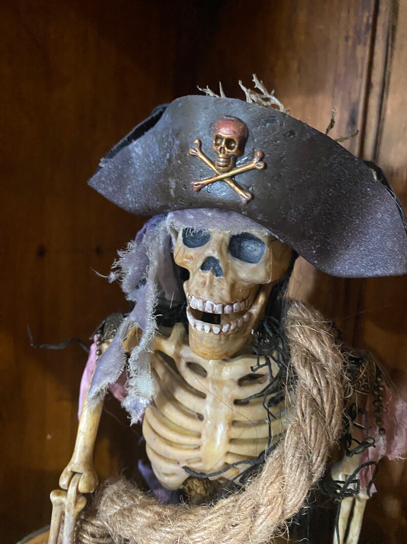 Halloween Pirate Skeleton or Mermaid Decor - Etsy