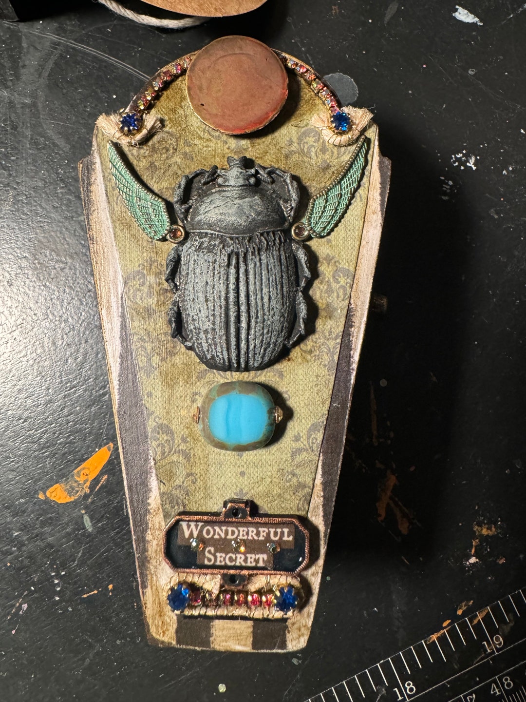 Scarab Coffin Box - Etsy