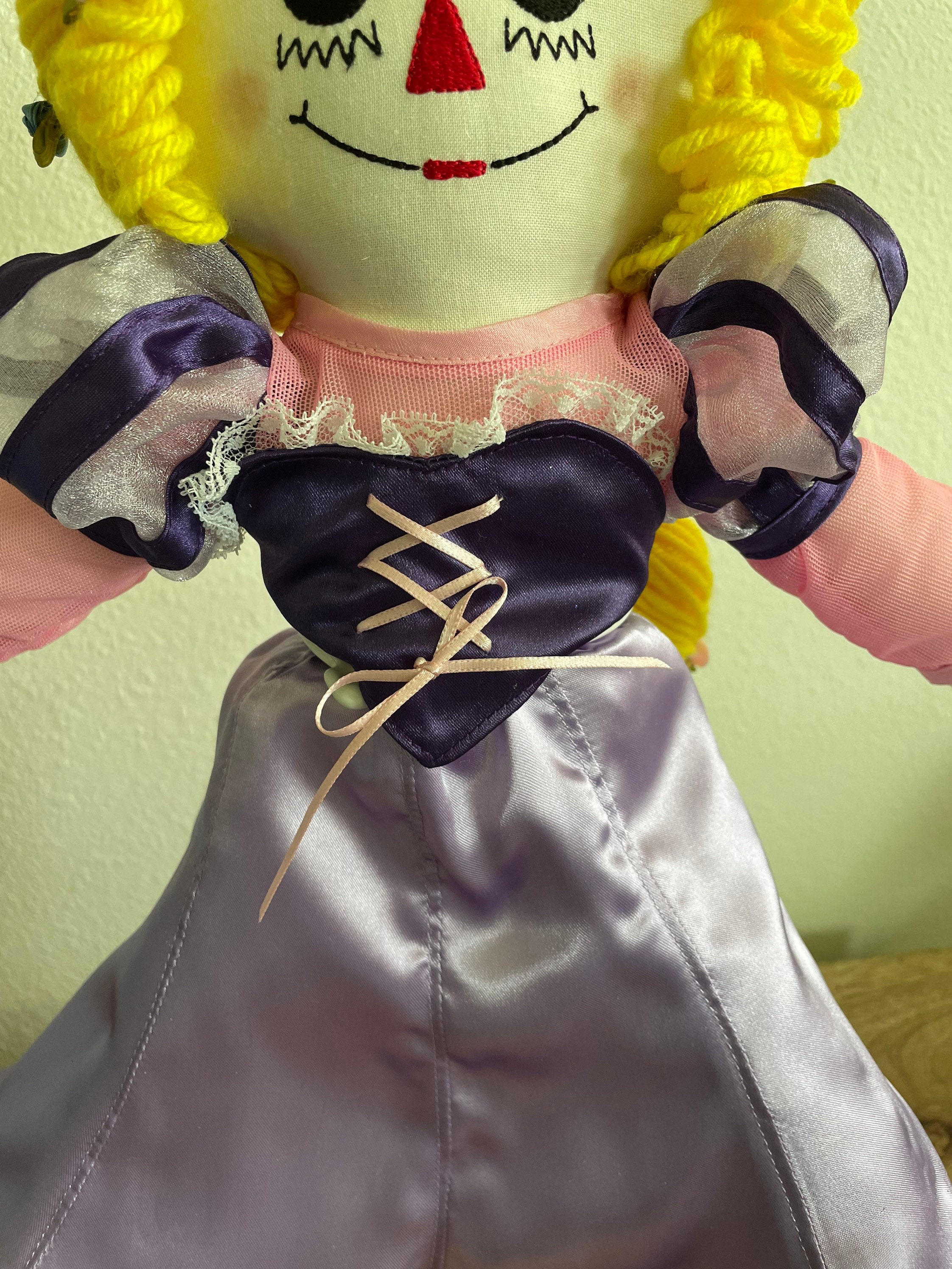 Raggedy Ann as Princess Rapunzel Handmade - Etsy