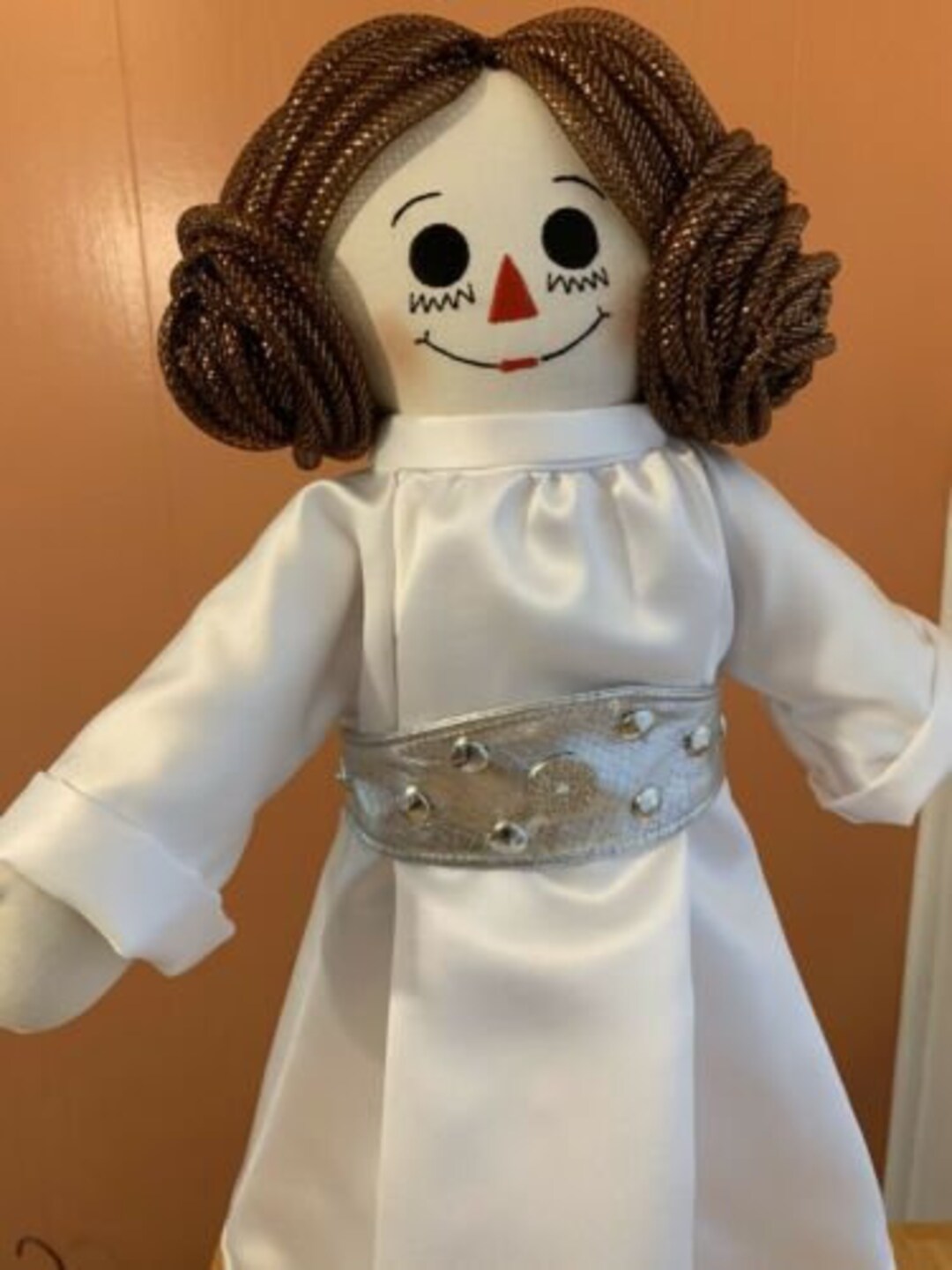 Raggedy Ann Inspired by Princess Leia Star Wars. Iconic Handmade. 20 ...