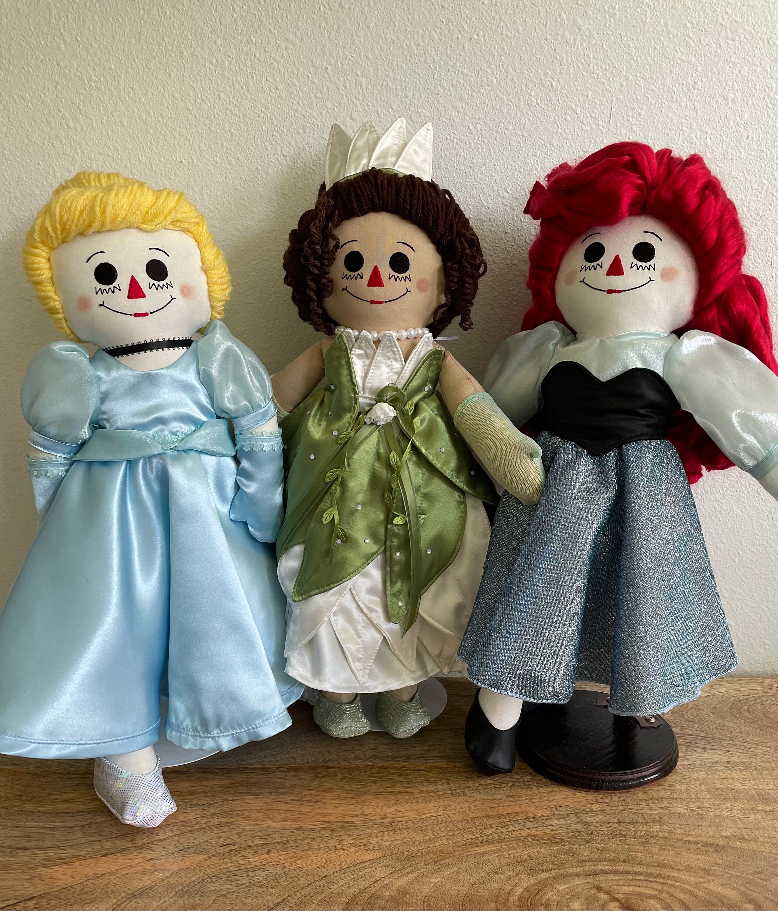 Raggedy Ann as Princess Snow White Handmade - Etsy