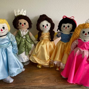 Raggedy Ann as Princess Rapunzel Handmade - Etsy