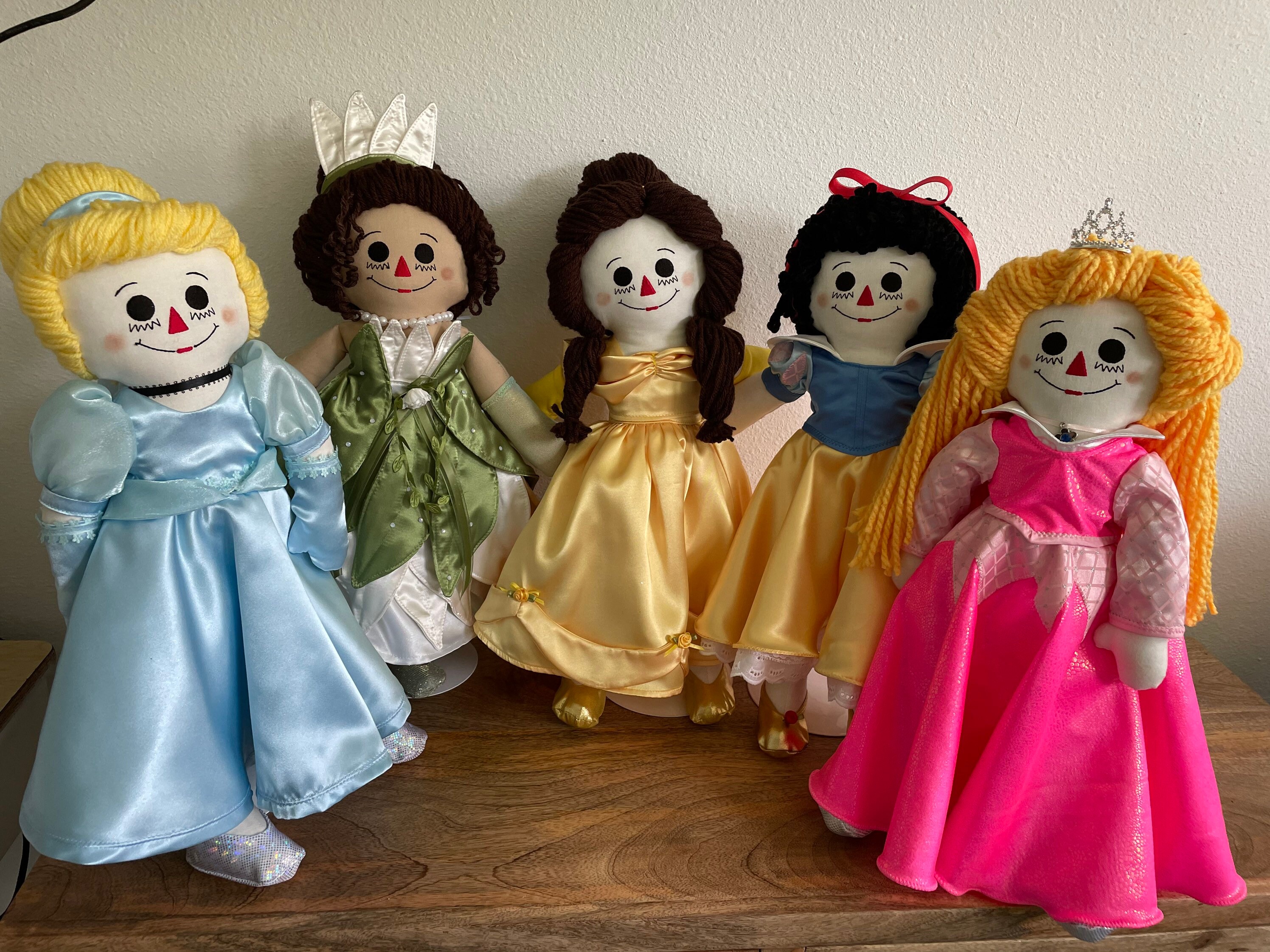 Raggedy Ann as Princess Cinderella Handmade - Etsy