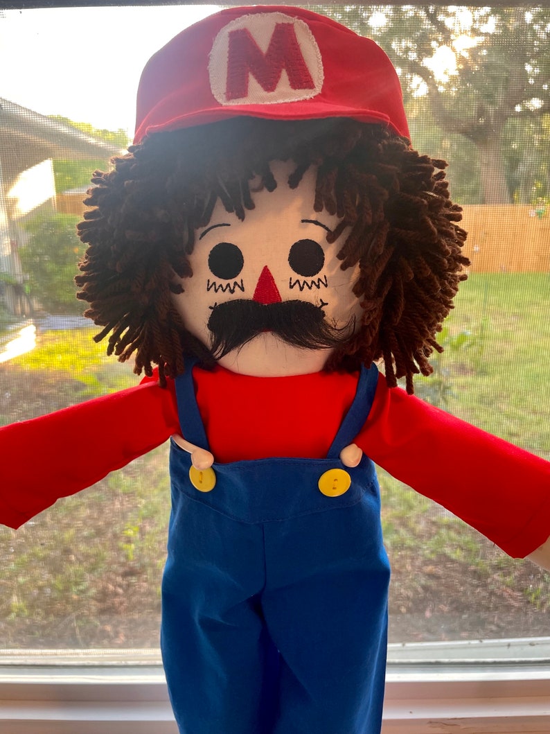 17 Inch Raggedy Andy Inspired by Super Mario Handmade - Etsy