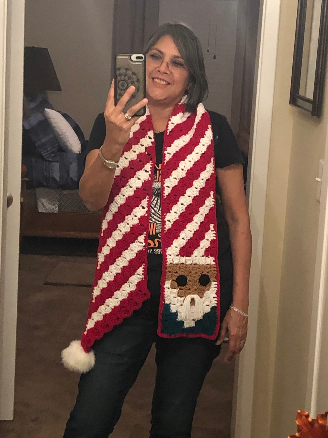 Kris Kringle Santas Scarf - Etsy