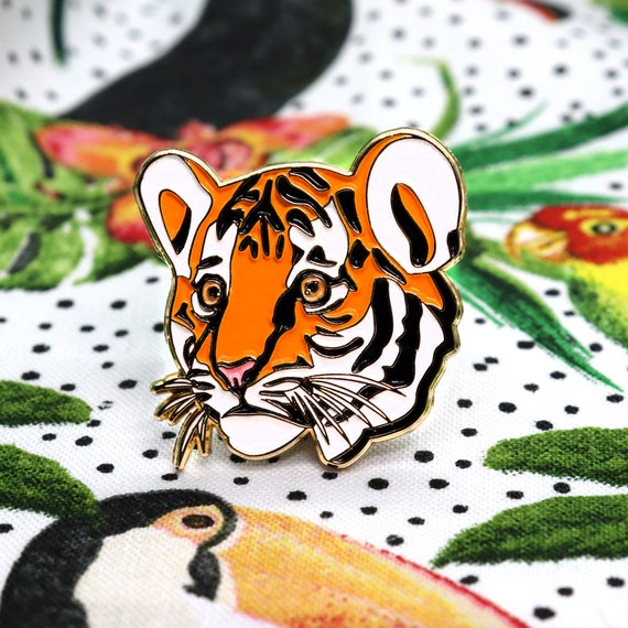 Tiger Pin Endangered Species | Etsy