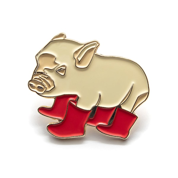 Pig Lapel Pin - Etsy