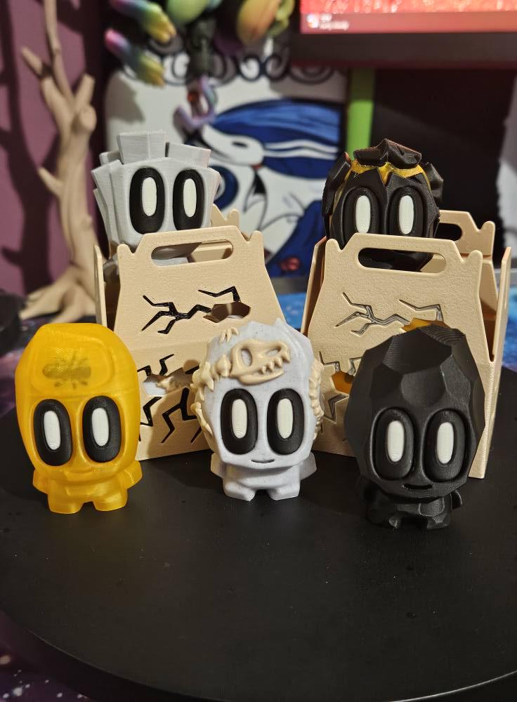 3D Printed Pebble Pals: Desk Decor Keepsake With Gift Box - Etsy