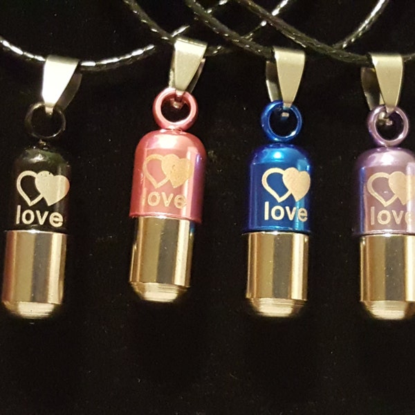 Capsule Necklace - Etsy