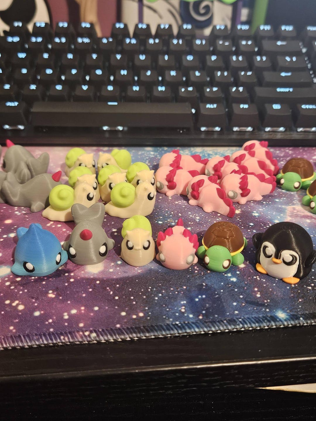 3D Printed Chibi Critter Squad - the Original Miniature Desk Pals ...