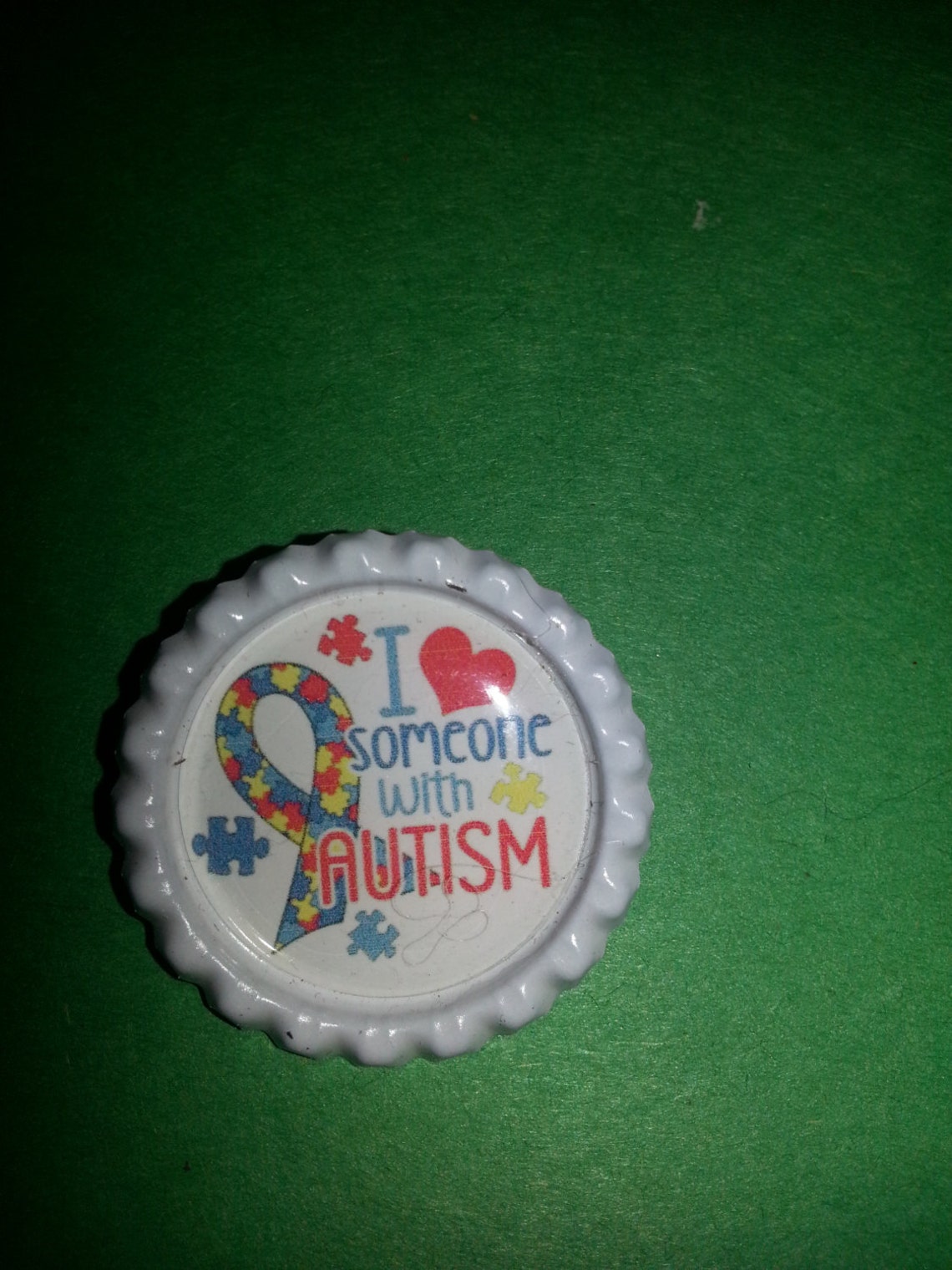 Bottle Cap Pins Support a Cause - Etsy
