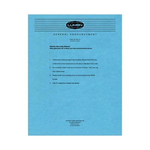 Lumon Senior Refiner Morning Checklist lumon Paperwork Prop Replica ...
