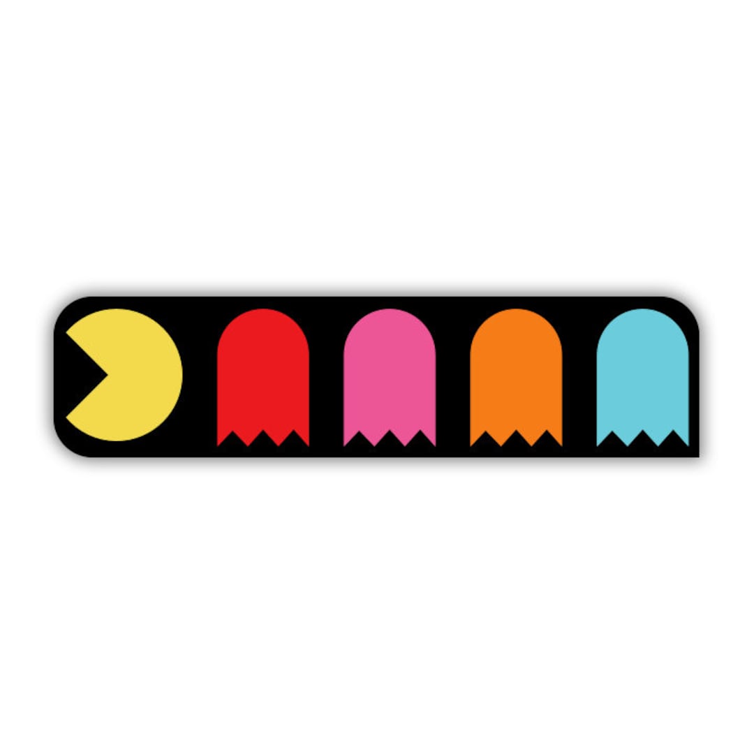 Ghosts (pac-man Sticker Sheet) - Etsy