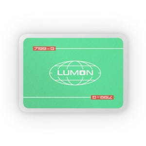 Ideographic Card 7199-G From Lumon Industries (severance Prop Replica ...