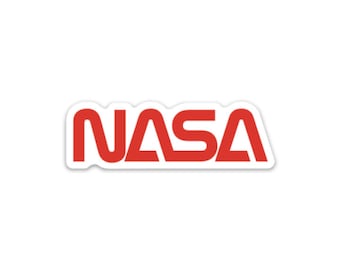 NASA Logo Sticker retro - Etsy
