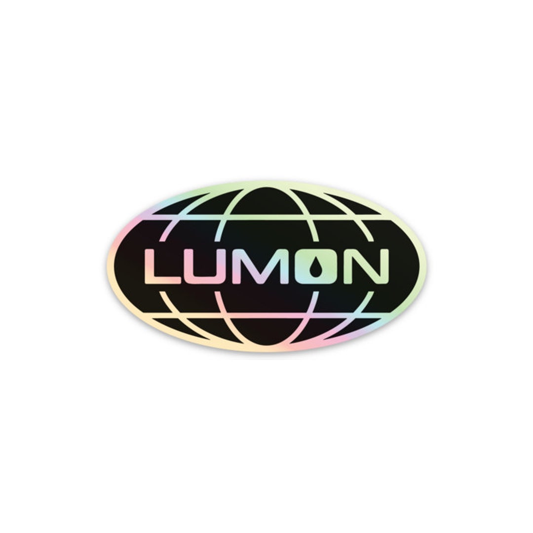 Lumon Industries die-cut Holographic Globe Outline Sticker - Etsy