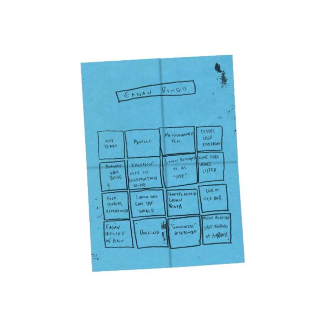 Eagan Bingo (lumon Paperwork Prop Replica From Severance) - Etsy