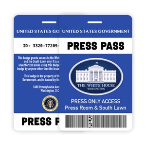 White House Staff Badge (replica Prop) - Etsy