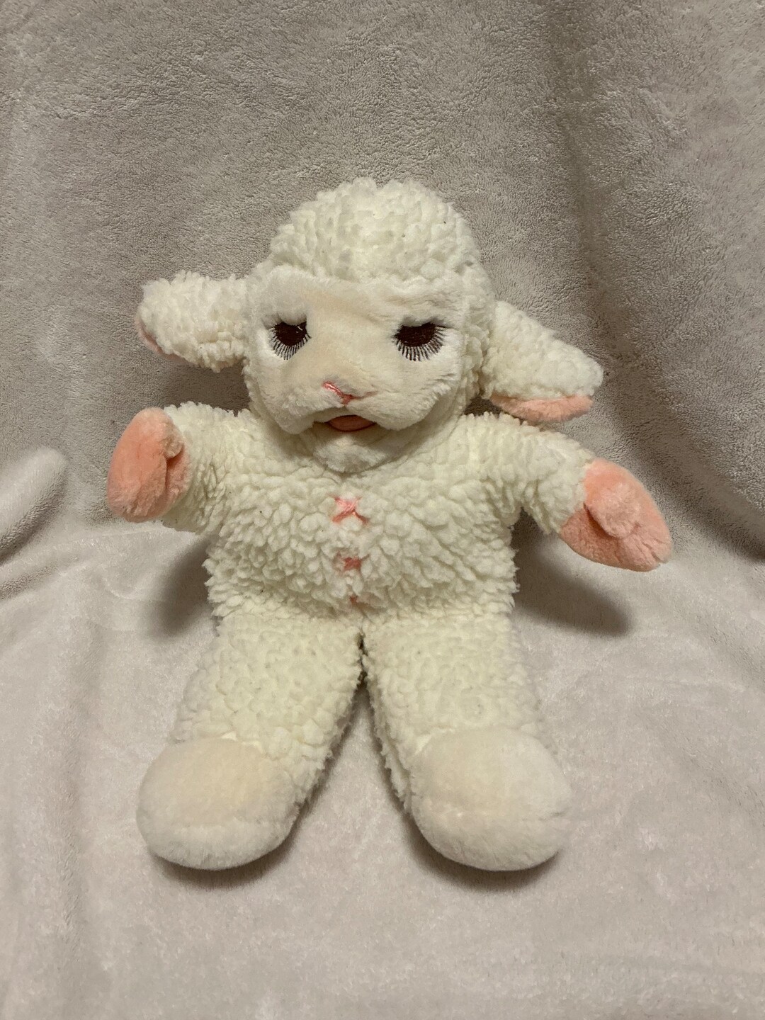 Vintage 1987 Baby Lambchop 14 Hand Puppet Shari Lewis Plush Full Body ...